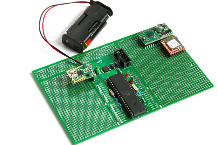 Universelles Experimentierplatine AVR Universal für AT-Mega