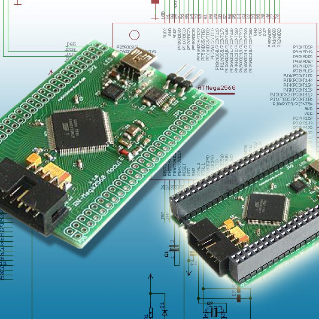 Bauanleitung Mini Controllerboard mit Atmel ATmega2560 und USB - Mikrocontroller-Elektronik.de