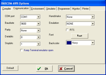Bascom Baudrate - Mikrocontroller-Elektronik.de