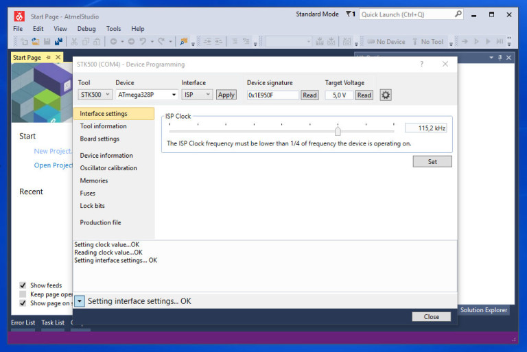 ISP-Programmer für Arduino,Bascom und Atmel-Studio in Windows 10