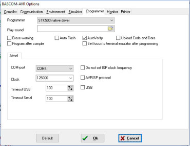 ISP-Programmer für Arduino,Bascom und Atmel-Studio in Windows 10