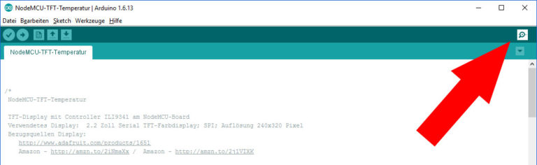 NodeMCU und ESP8266 - Einstieg in die Programmierung