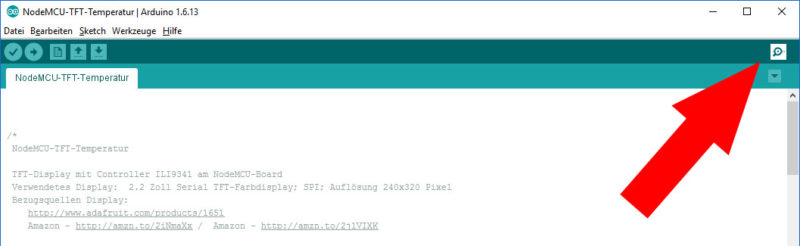NodeMCU und ESP8266 - Einstieg in die Programmierung