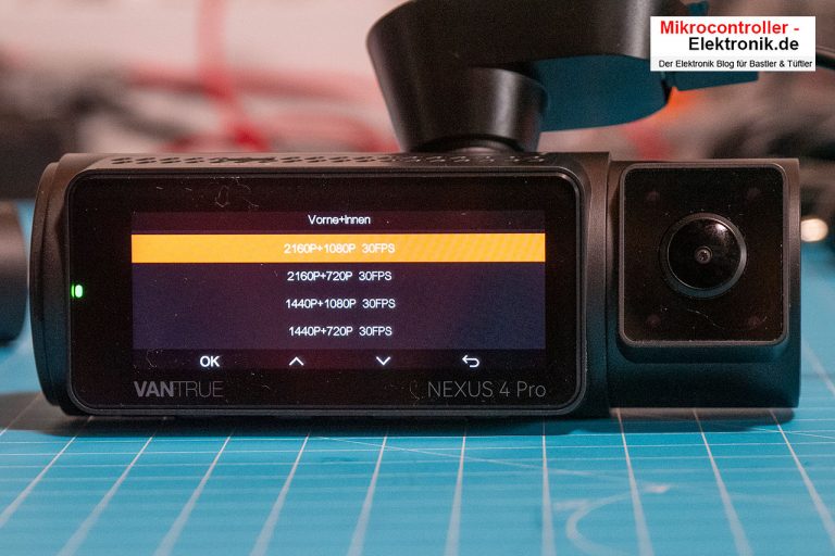 Vantrue N4 Pro 5G WiFi Dashcam mit GPS, WLAN und 3 Kameras im Test