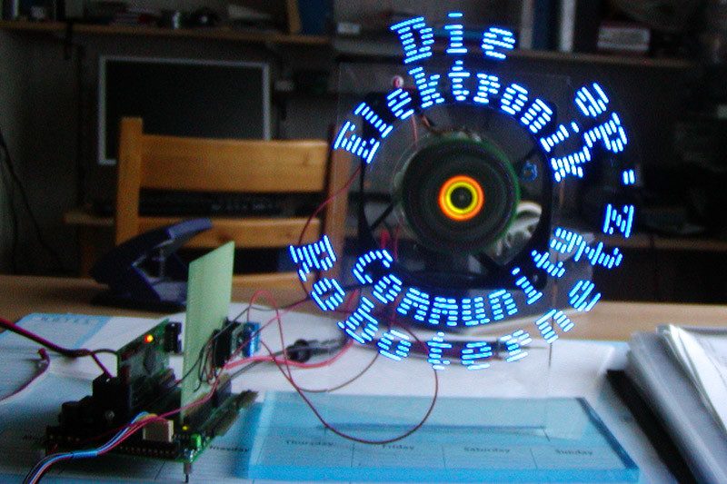 Propeller Clock Projekt mit Tipps zum EigenbauMikrocontroller-Elektronik.de